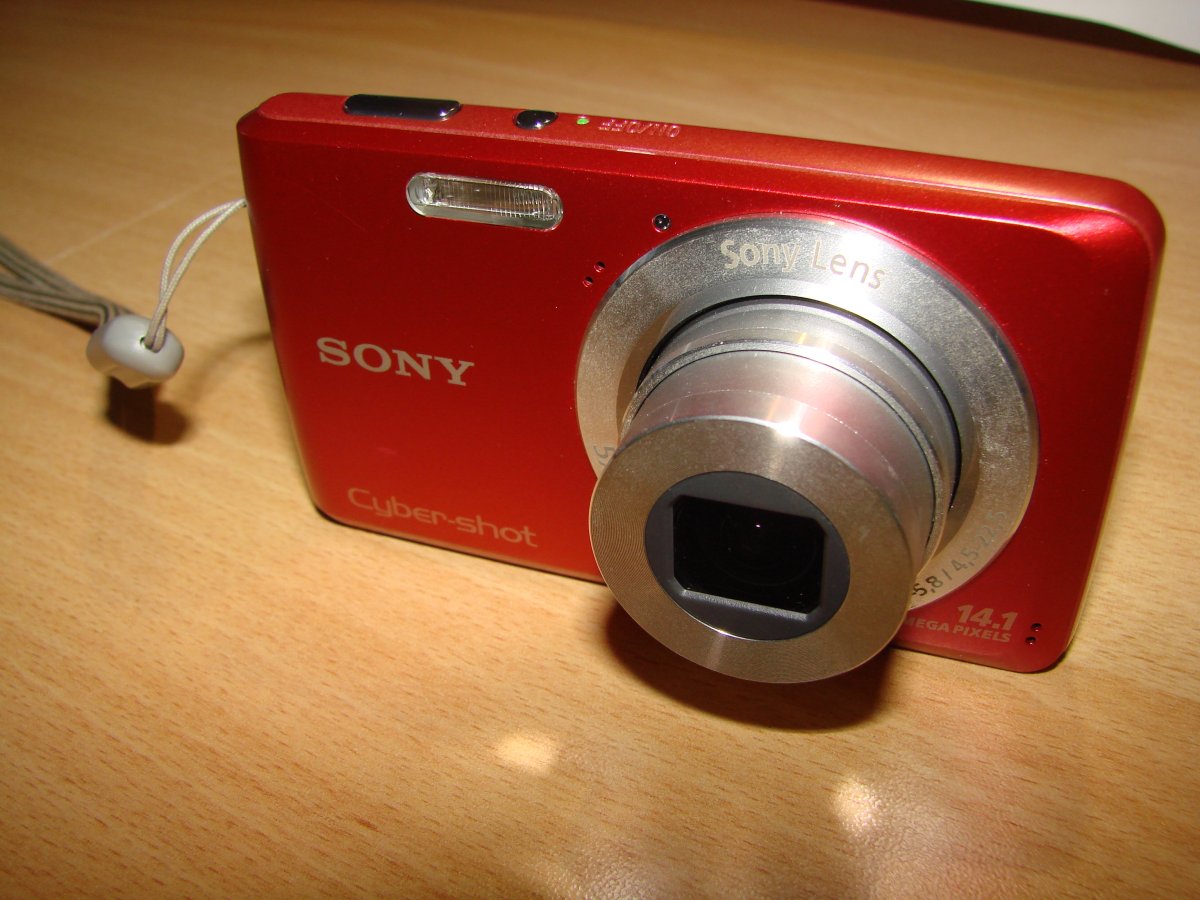 Sony Cyber-shot DSC-W520 compact Digital Camera 14.1MP RED color with ...